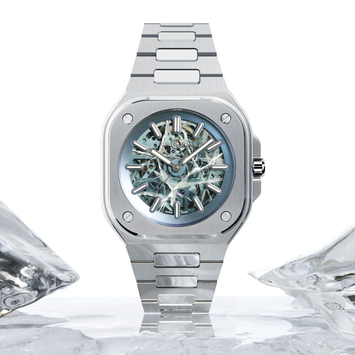 Bell & Ross BR-05 Skeleton Arctic Blue – Element iN Time NYC